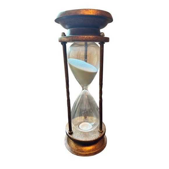 Office | Nautical Bronze Brass Hourglass Sand Timer Decor | Poshmark